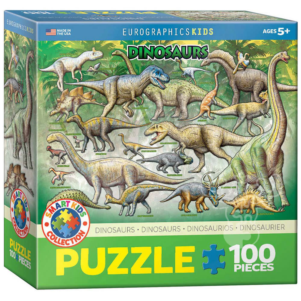 Eurographics Dinosaurs Puzzle 100pcs - Puzzles Canada