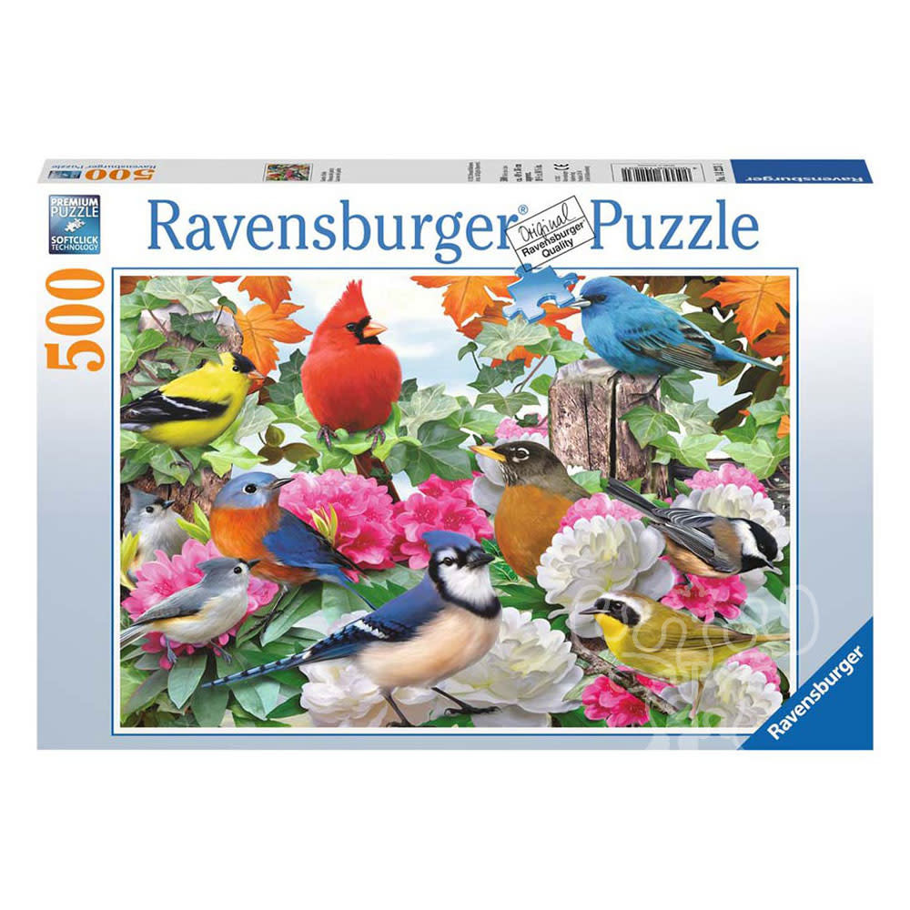Ravensburger Garden Birds Puzzle 500pcs - Puzzles Canada