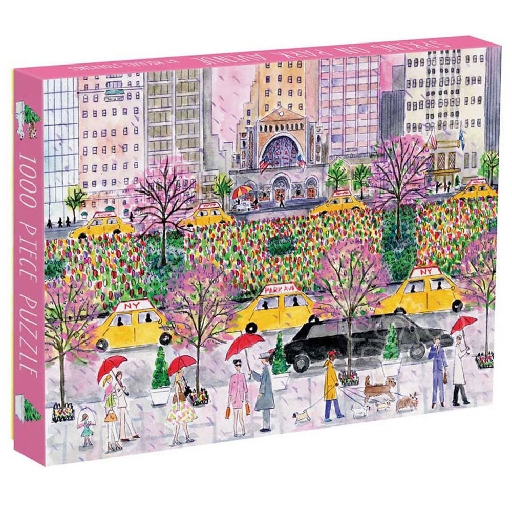 Galison Spring on Park Avenue Puzzle 1000pcs - Puzzles Canada