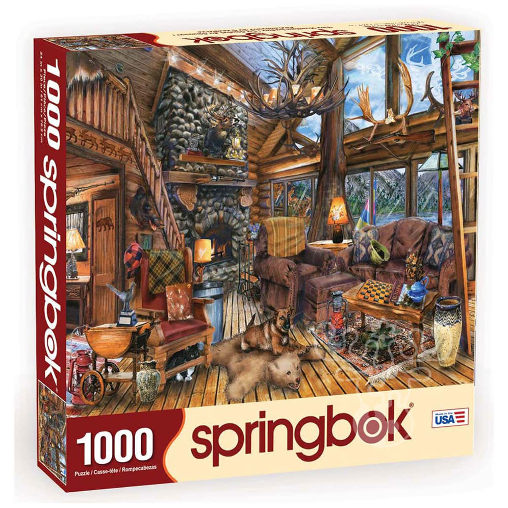 Springbok The Hunting Lodge Puzzle 1000pcs - Puzzles Canada