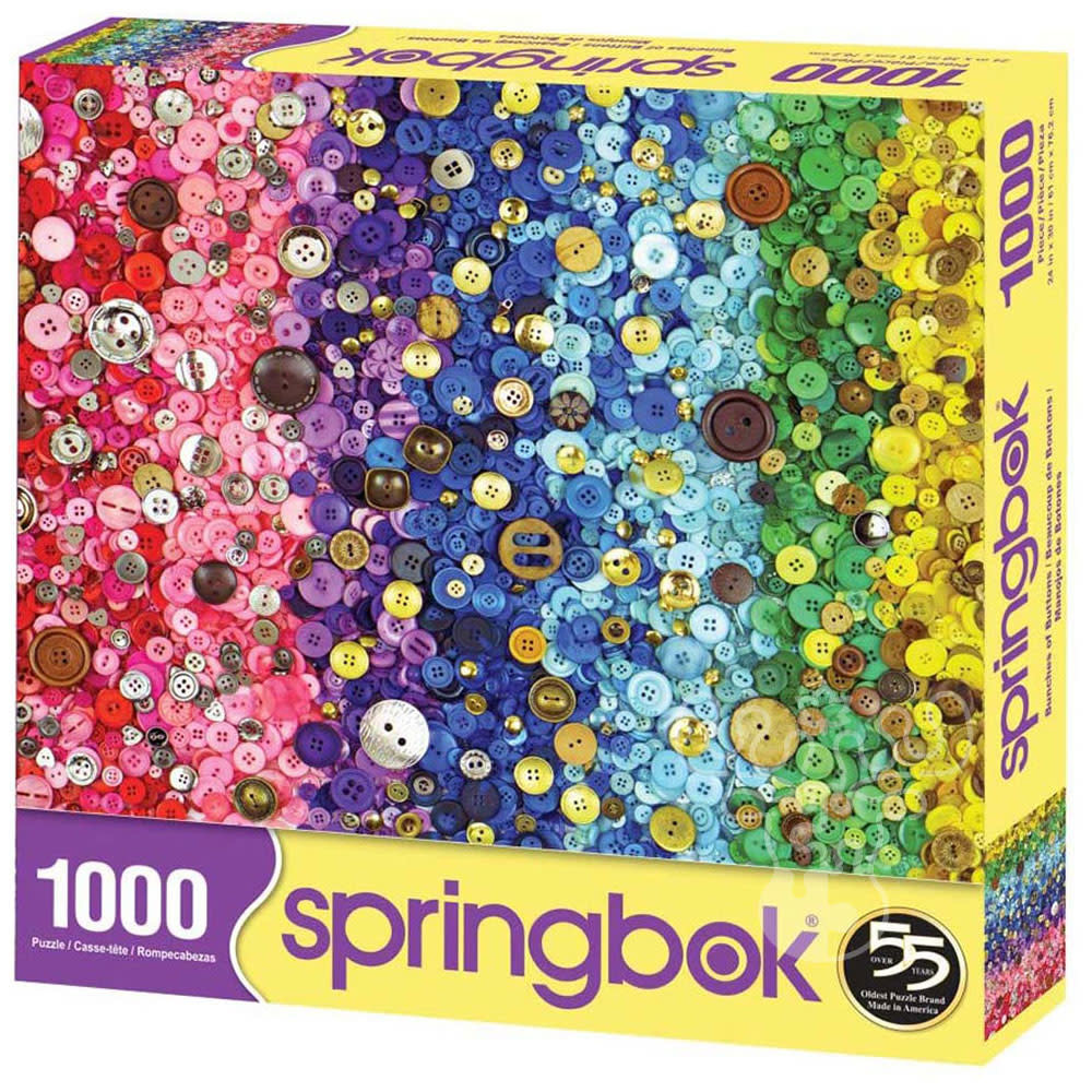 Springbok Bunches of Buttons Puzzle 1000pcs - Puzzles Canada