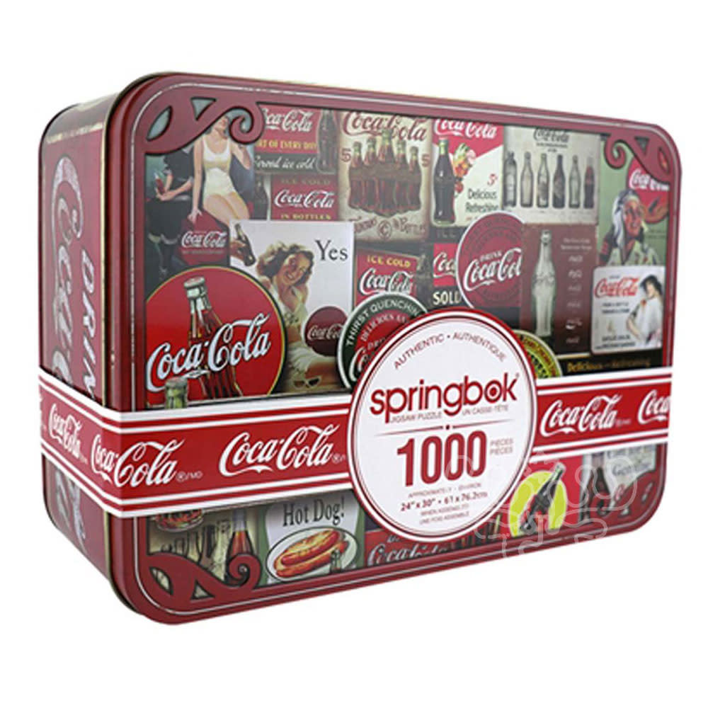 Springbok Coca-Cola Signs Puzzle 1000pcs in a Special Edition Tin ...