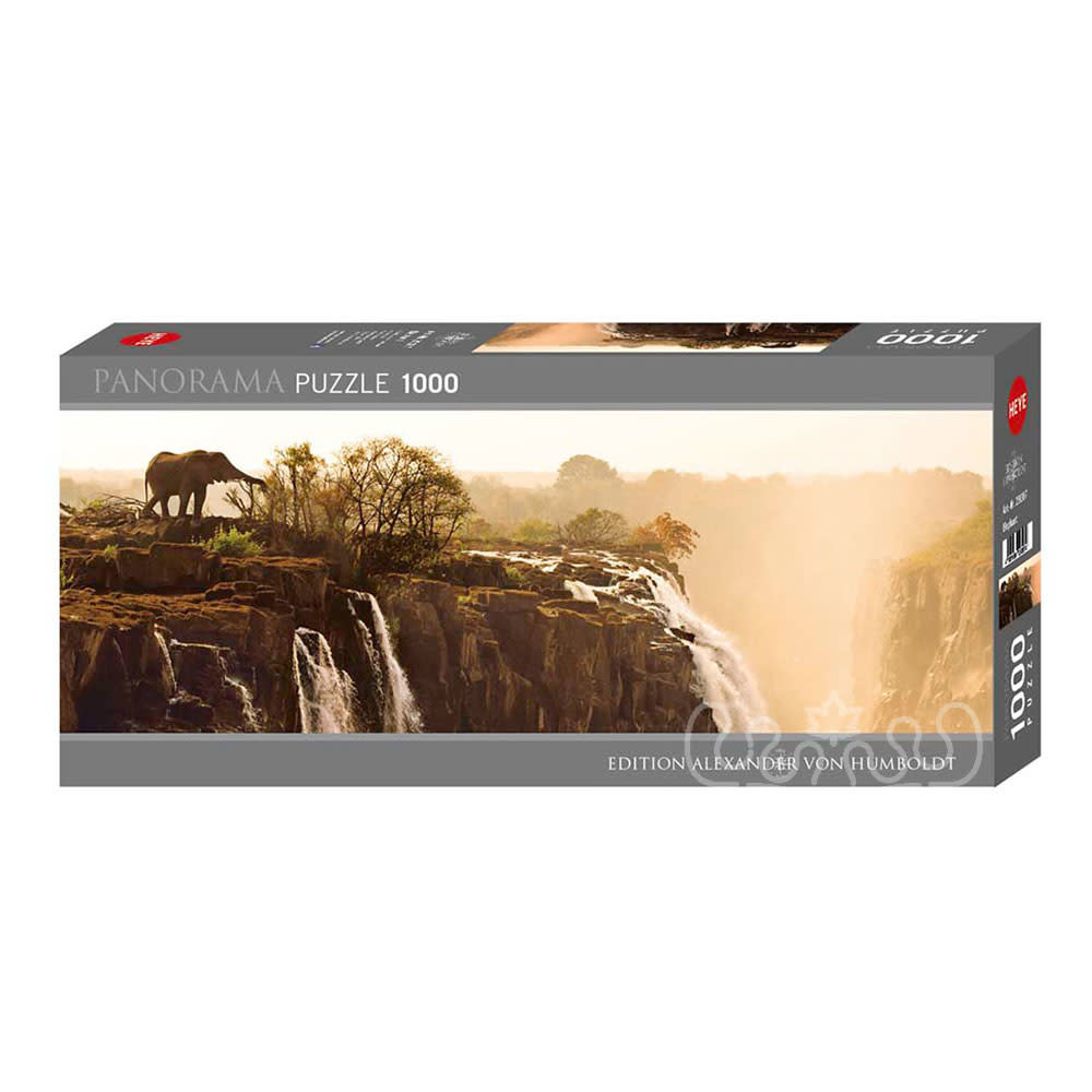 Heye Elephant Panorama Puzzle 1000pcs - Puzzles Canada