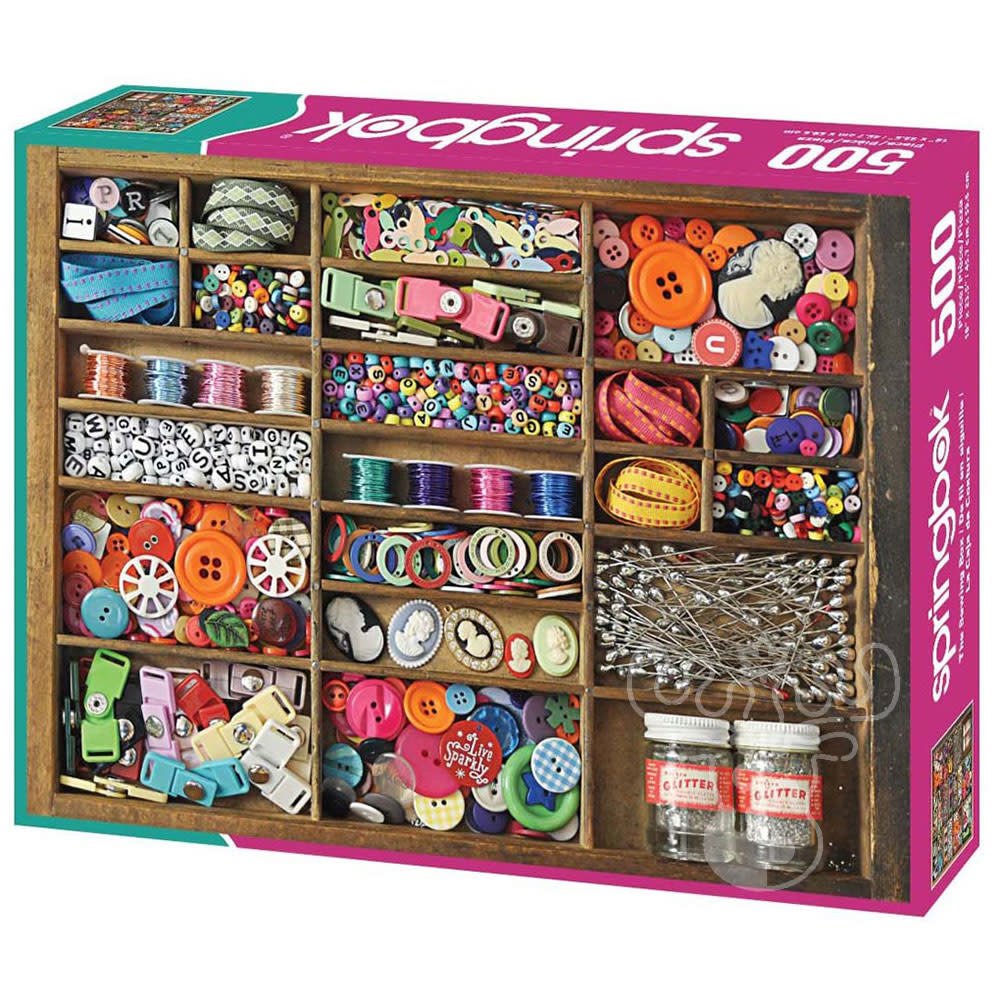 Springbok The Sewing Box Puzzle 500pcs - Puzzles Canada