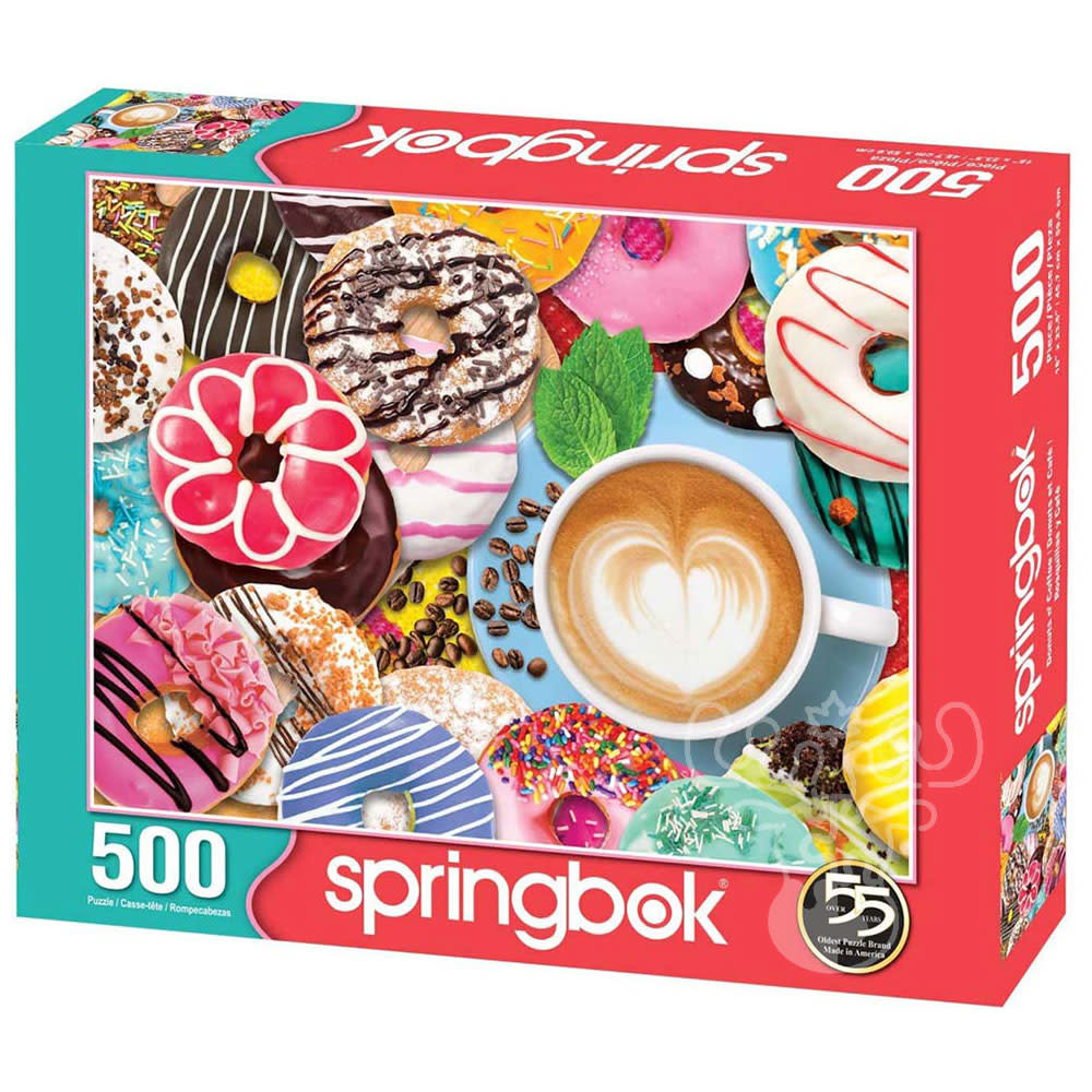 Springbok Donuts n’ Coffee Puzzle 500pcs - Puzzles Canada