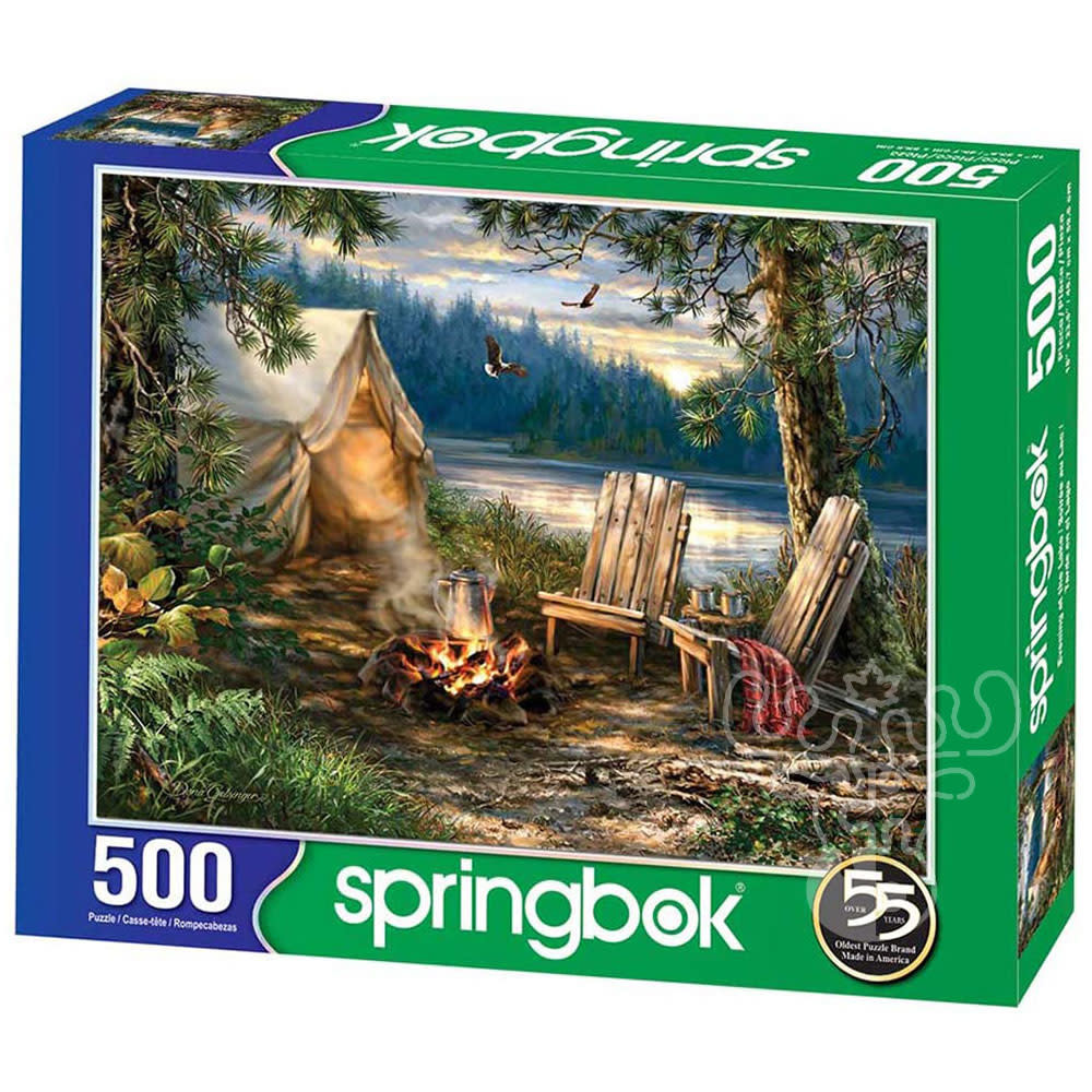 Springbok Evening at the Lake Puzzle 500pcs - Puzzles Canada