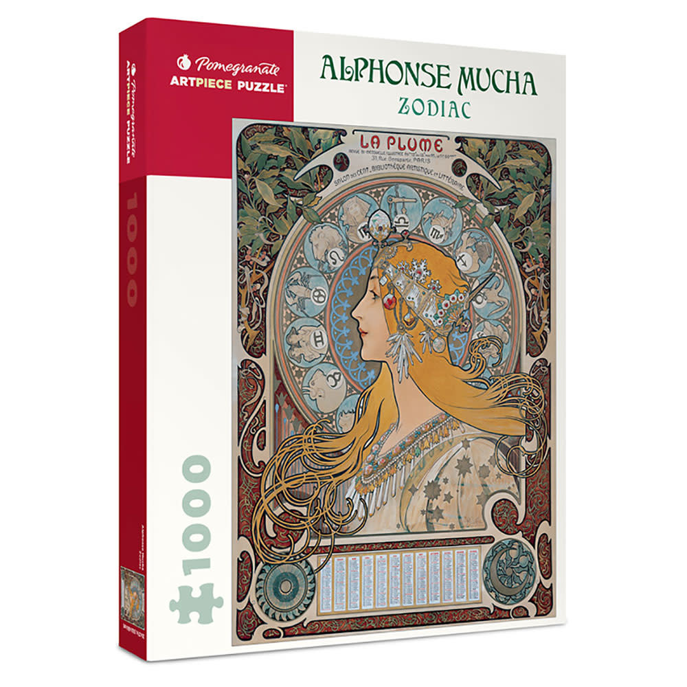 Pomegranate Alphonse Mucha: Zodiac Puzzle 1000pcs - Puzzles Canada