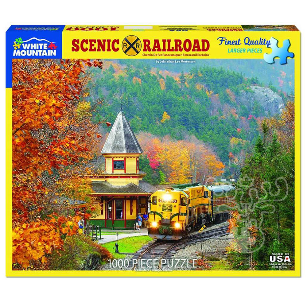 White Mountain Scenic Railroad Puzzle 1000pcs - Puzzles Canada