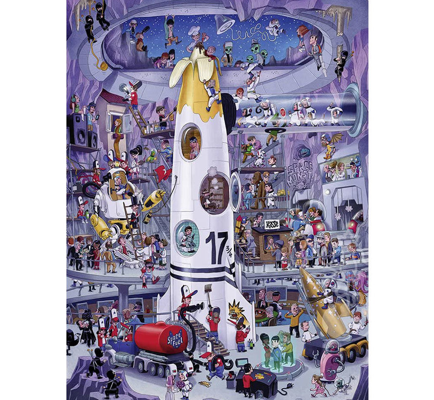 Heye Rocket Launch Puzzle 1000pcs - Puzzles Canada