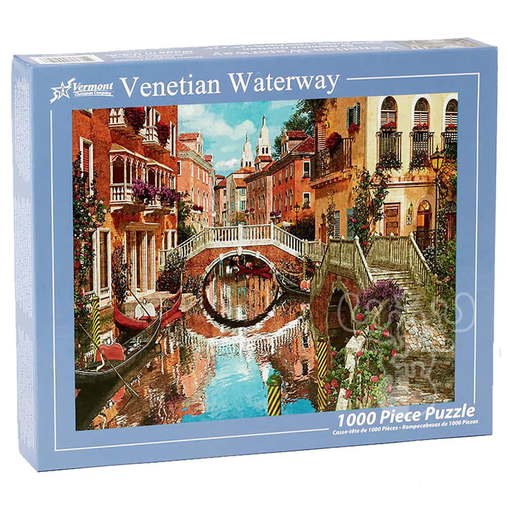 Vermont Christmas Co. Venetian Waterway Puzzle 1000pcs - Puzzles Canada