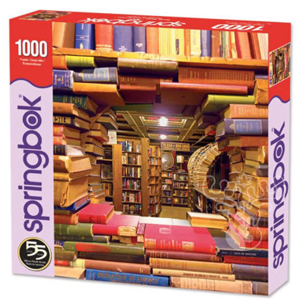 Springbok Book Shop Puzzle 1000pcs - Puzzles Canada