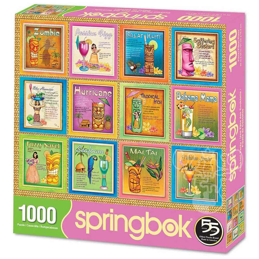 Springbok Cocktail Party Puzzle 1000pcs - Puzzles Canada