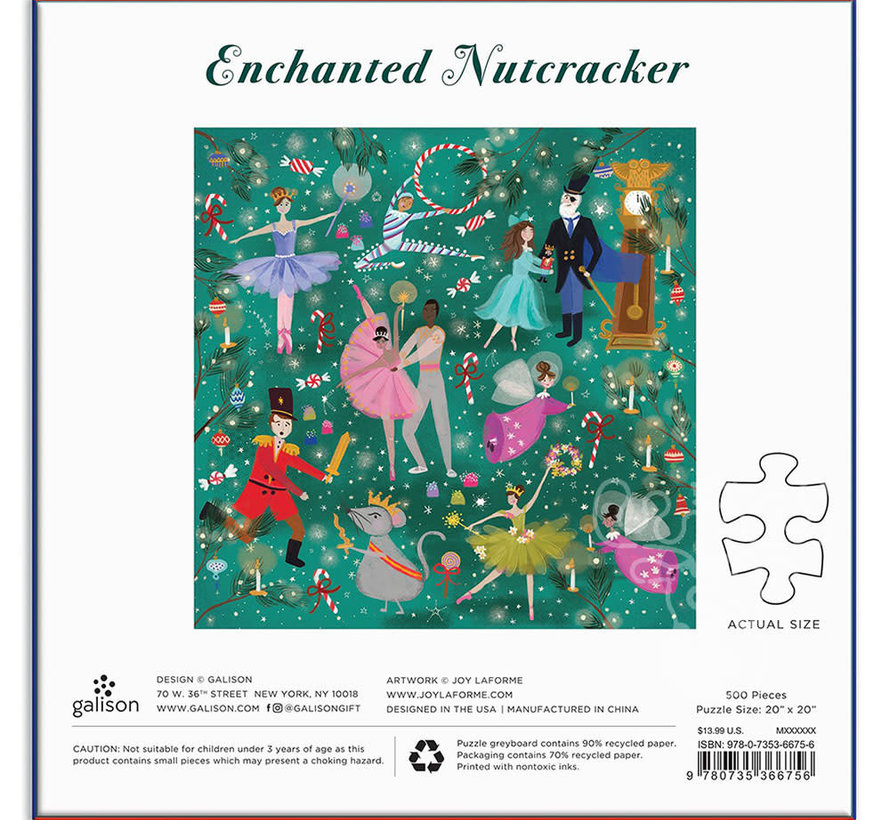 Galison Enchanted Nutcracker Puzzle 500pcs - Puzzles Canada
