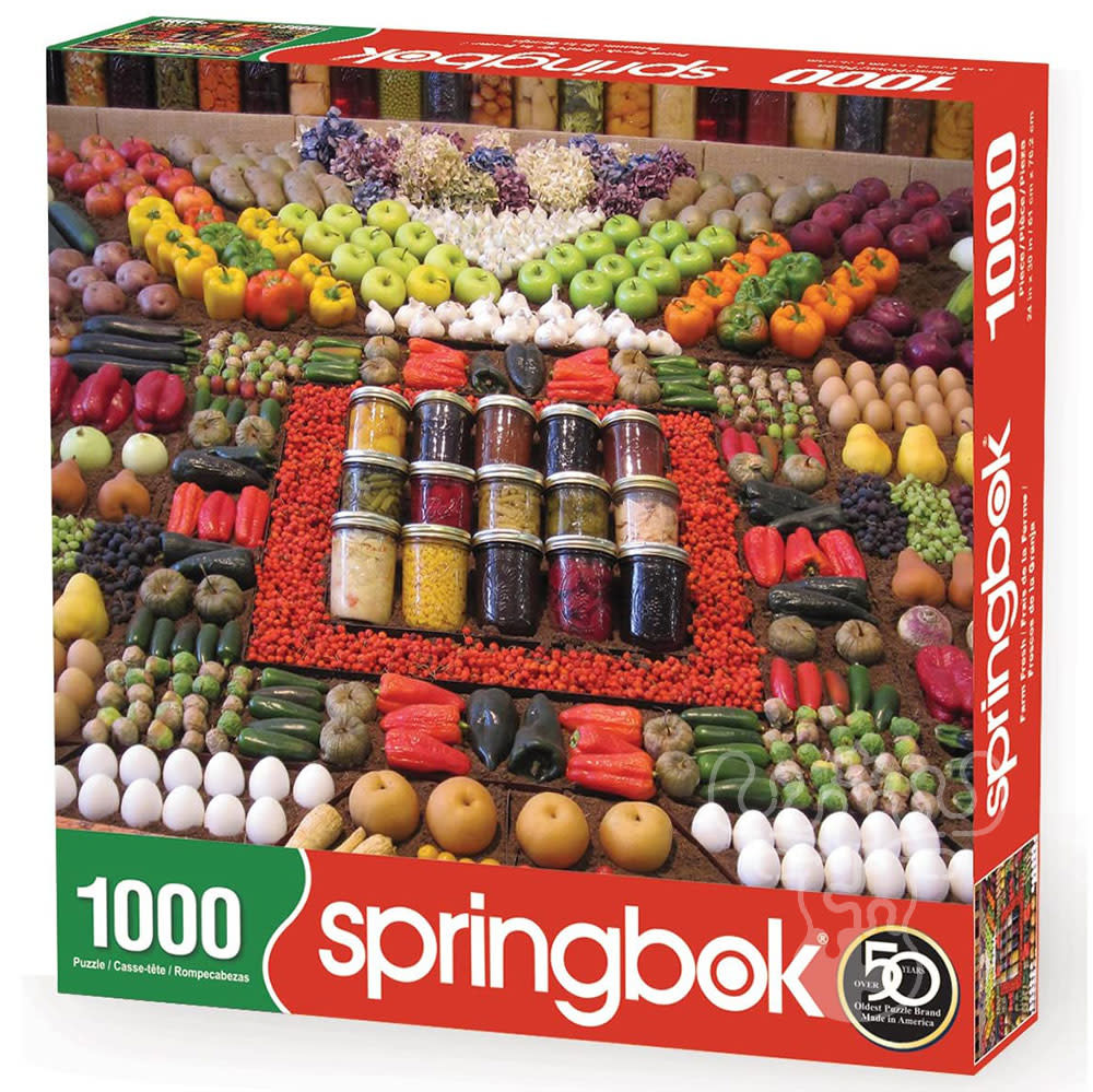 Springbok Farm Fresh Puzzle 1000pcs - Puzzles Canada