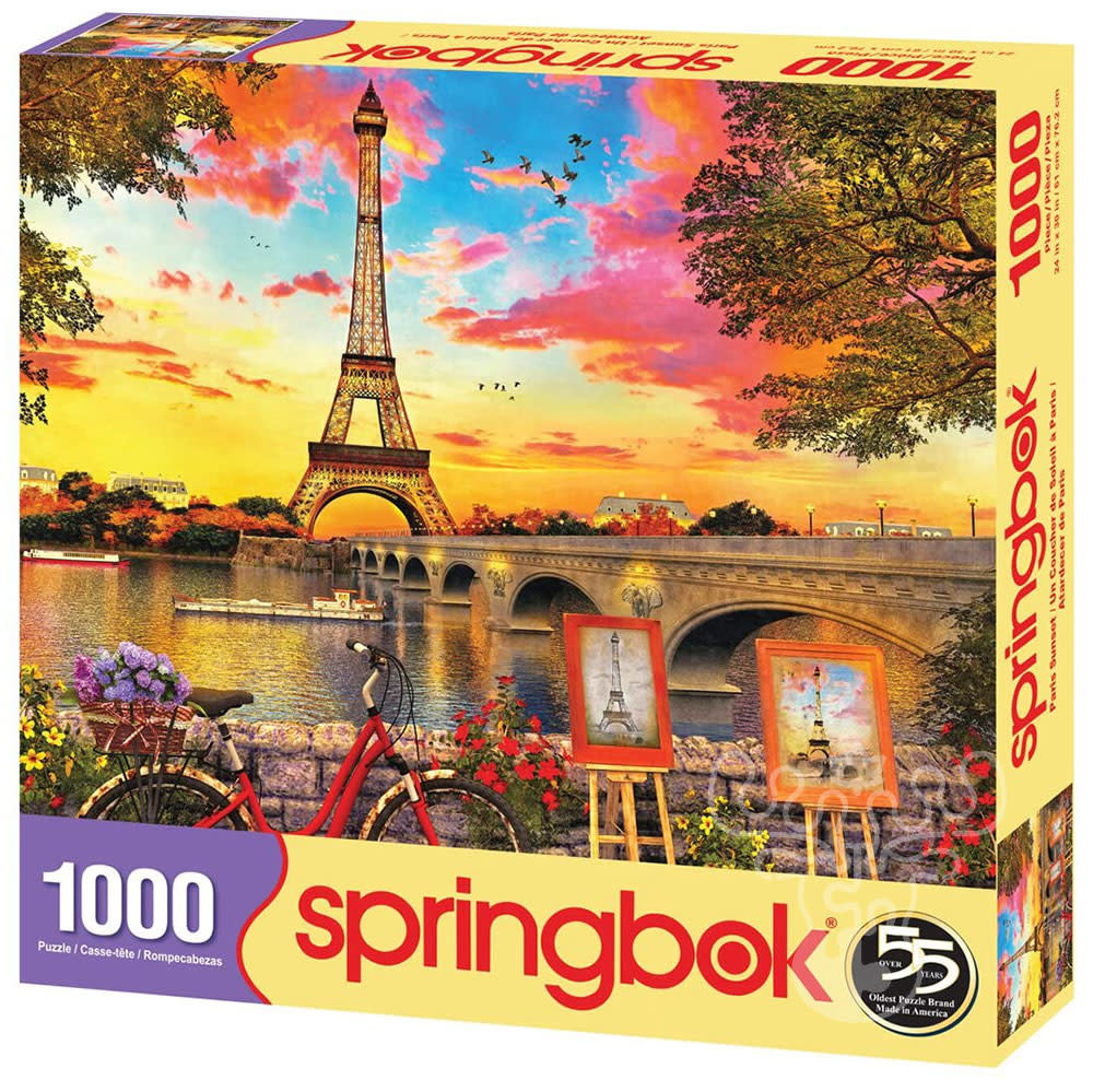 Springbok Paris Sunset Puzzle 1000pcs - Puzzles Canada