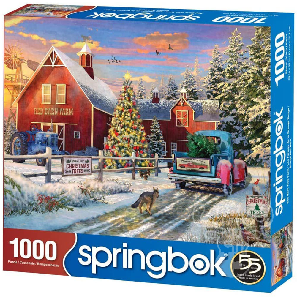 Springbok Red Barn Farms Puzzle 1000pcs - Puzzles Canada