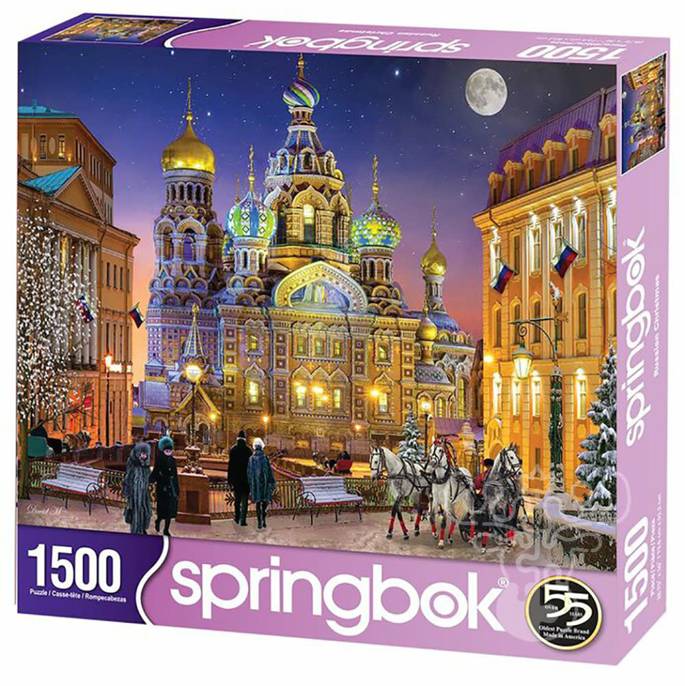 Springbok Russian Christmas Puzzle 1000pcs - Puzzles Canada