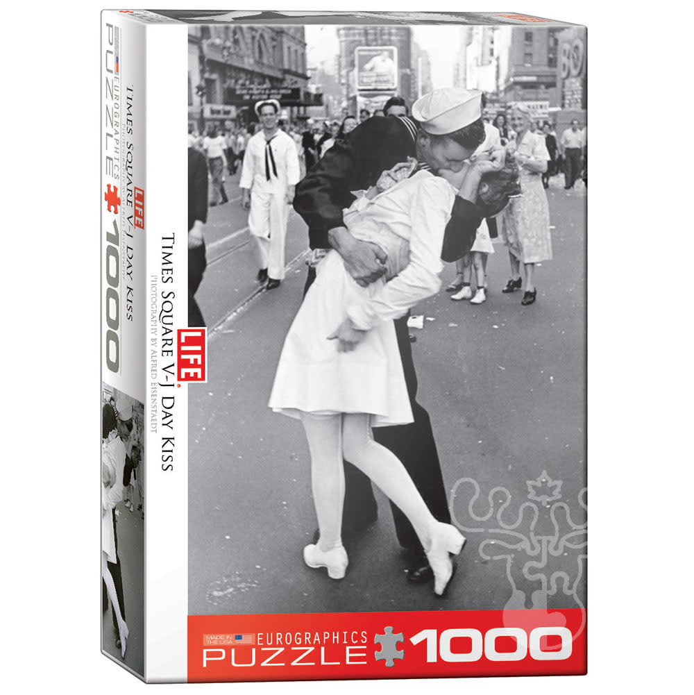 Eurographics LIFE VJ Day Kiss Times Square Puzzle 1000pcs - Puzzles Canada