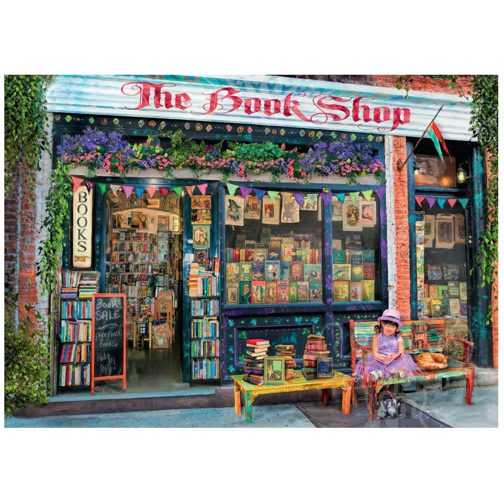 Ravensburger The Bookshop Puzzle 1000pcs - Puzzles Canada