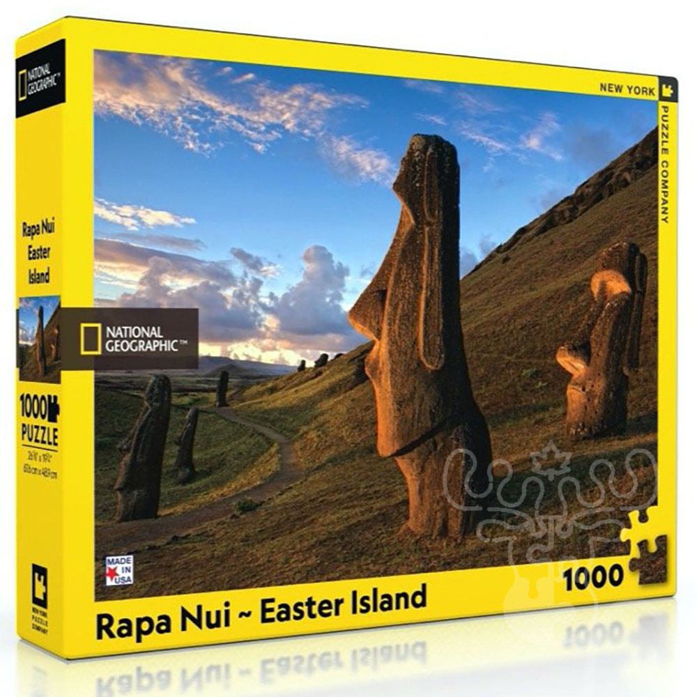 New York Puzzle Co. National Geographic: Rapa Nui Easter Island Puzzle ...