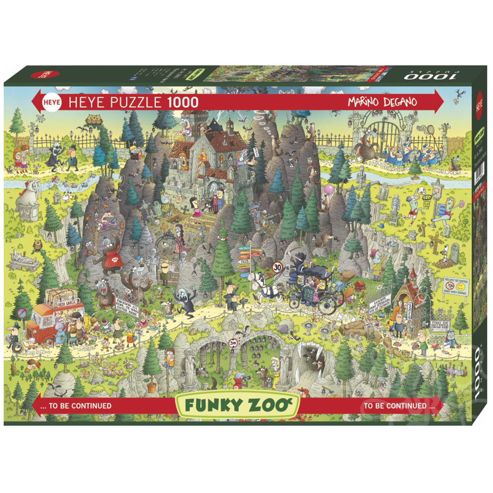 Heye Funky Zoo: Transylvanian Habitat Puzzle 1000pcs - Puzzles Canada