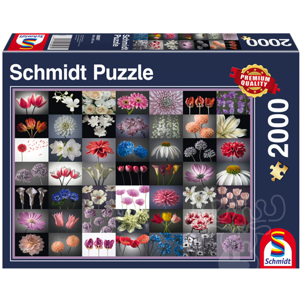 Schmidt Floral Greeting Puzzle 2000pcs - Puzzles Canada