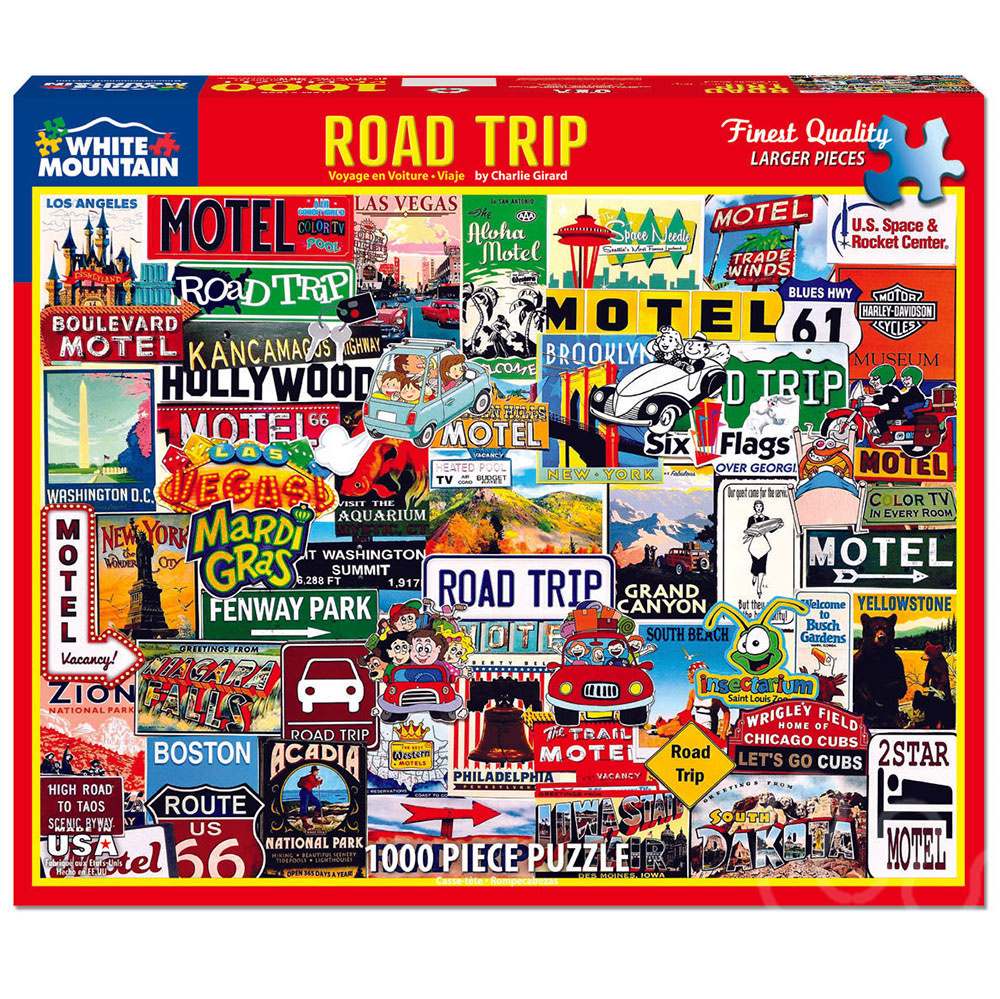 White Mountain Road Trip Puzzle 1000pcs - Puzzles Canada