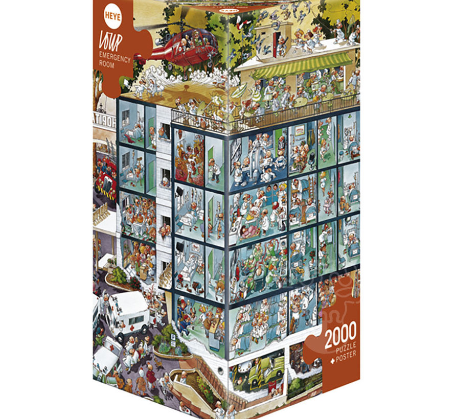 Heye Emergency Room Puzzle 2000pcs - Puzzles Canada
