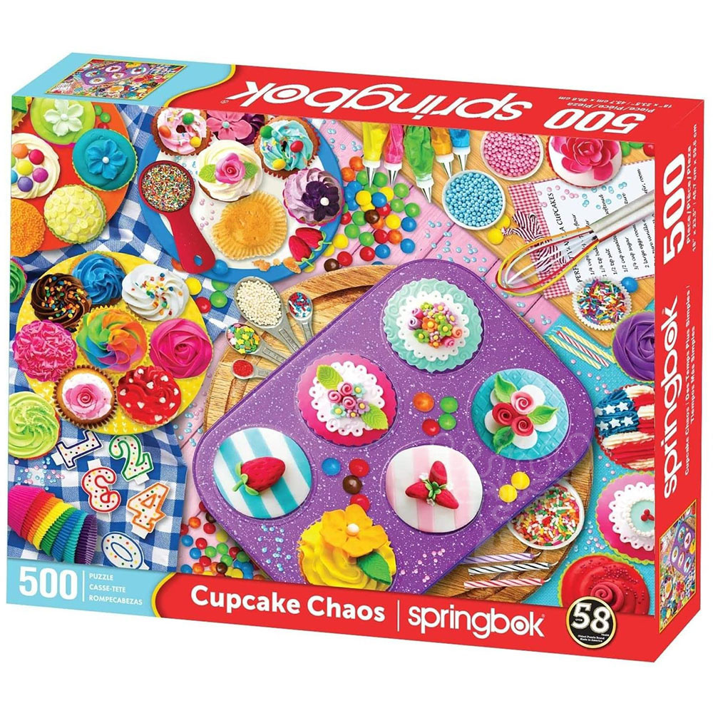 Springbok Cupcake Chaos Puzzle 500pcs - Puzzles Canada