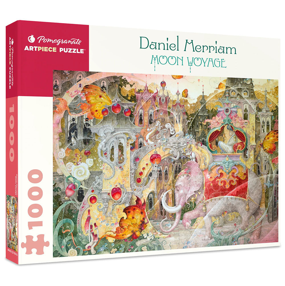 Pomegranate Merriam, Daniel: Moon Voyage Puzzle 1000pcs - Puzzles Canada