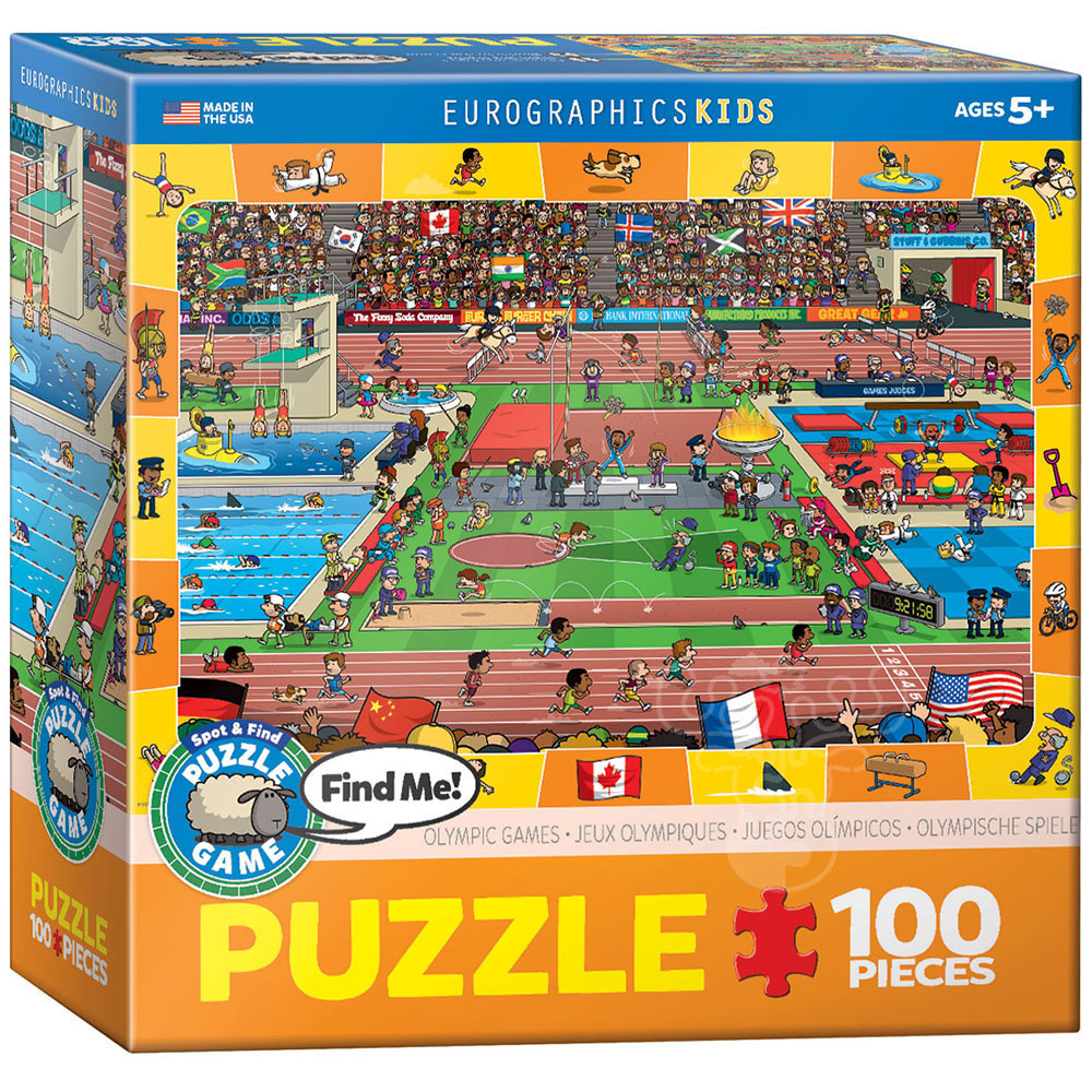 Eurographics Spot & Find Olympics Puzzle 100pcs - Puzzles Canada