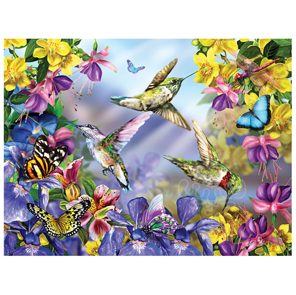 SunsOut Butterflies & Hummingbirds Puzzle 300pcs - Puzzles Canada