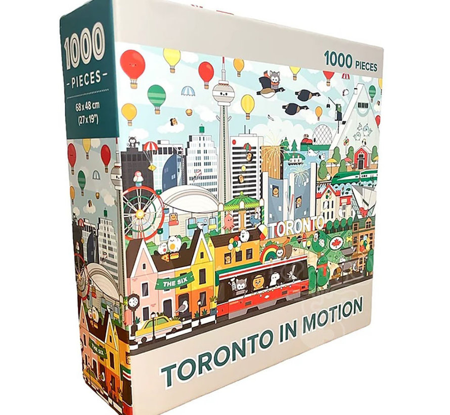 Arcadia Toronto in Motion Puzzle 1000pcs - Puzzles Canada