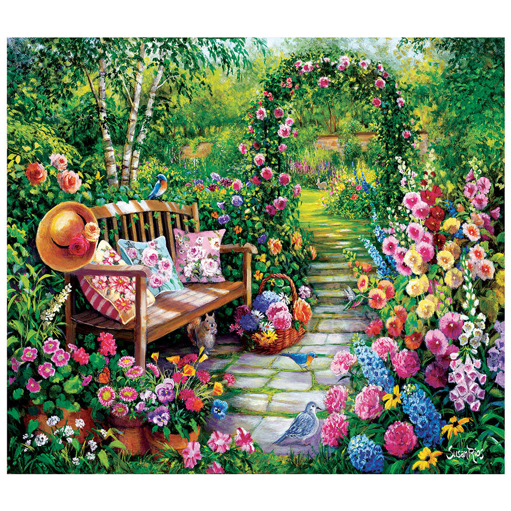 SunsOut Kim's Garden Puzzle 1000pcs - Puzzles Canada