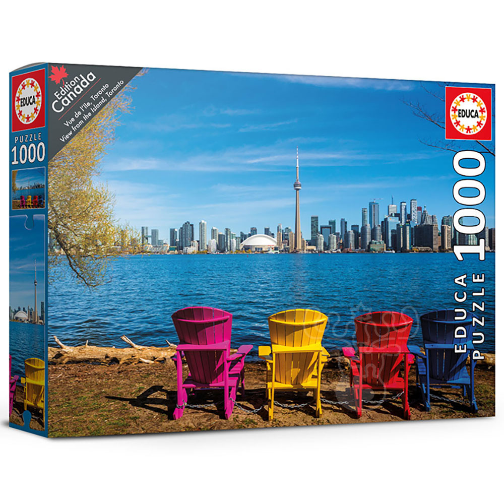Educa View from the Island, Toronto Puzzle 1000pcs - Puzzles Canada