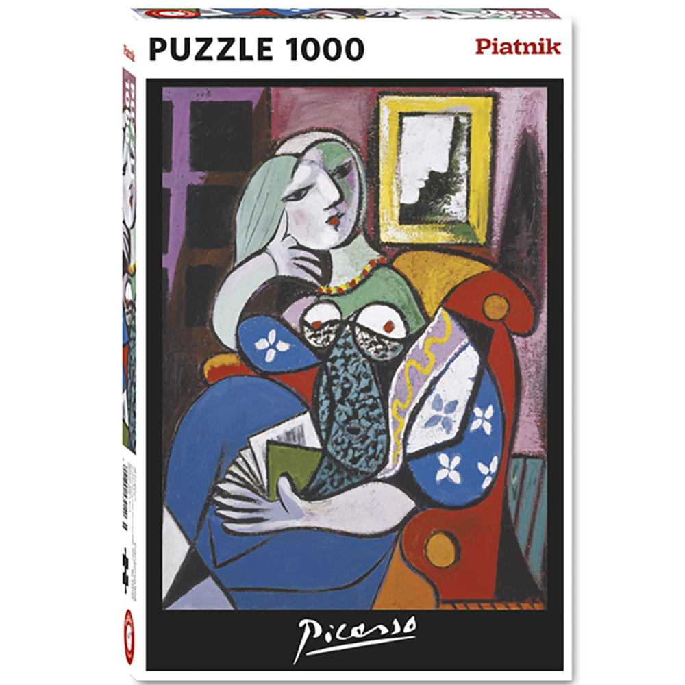 Piatnik Picasso - Lady with Book Puzzle 1000pcs - Puzzles Canada