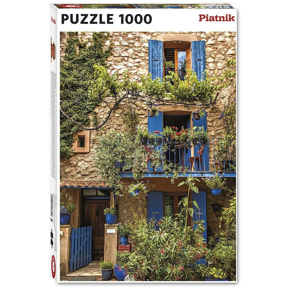 Piatnik Blue Balcony Puzzle 1000pcs - Puzzles Canada