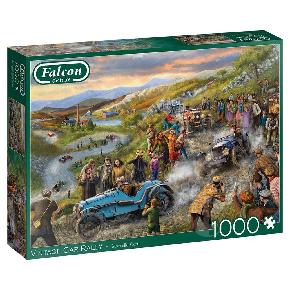 Falcon Vintage Car Rally Puzzle 1000pcs - Puzzles Canada