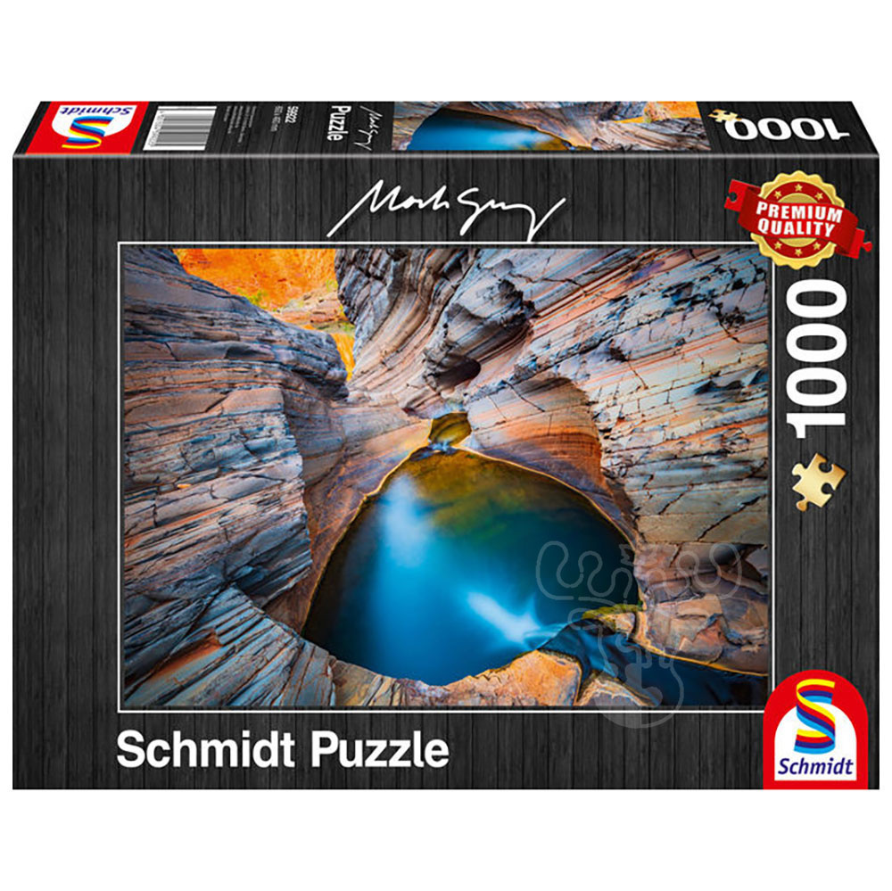 Schmidt Mark Gray: Indigo Puzzle 1000pcs - Puzzles Canada