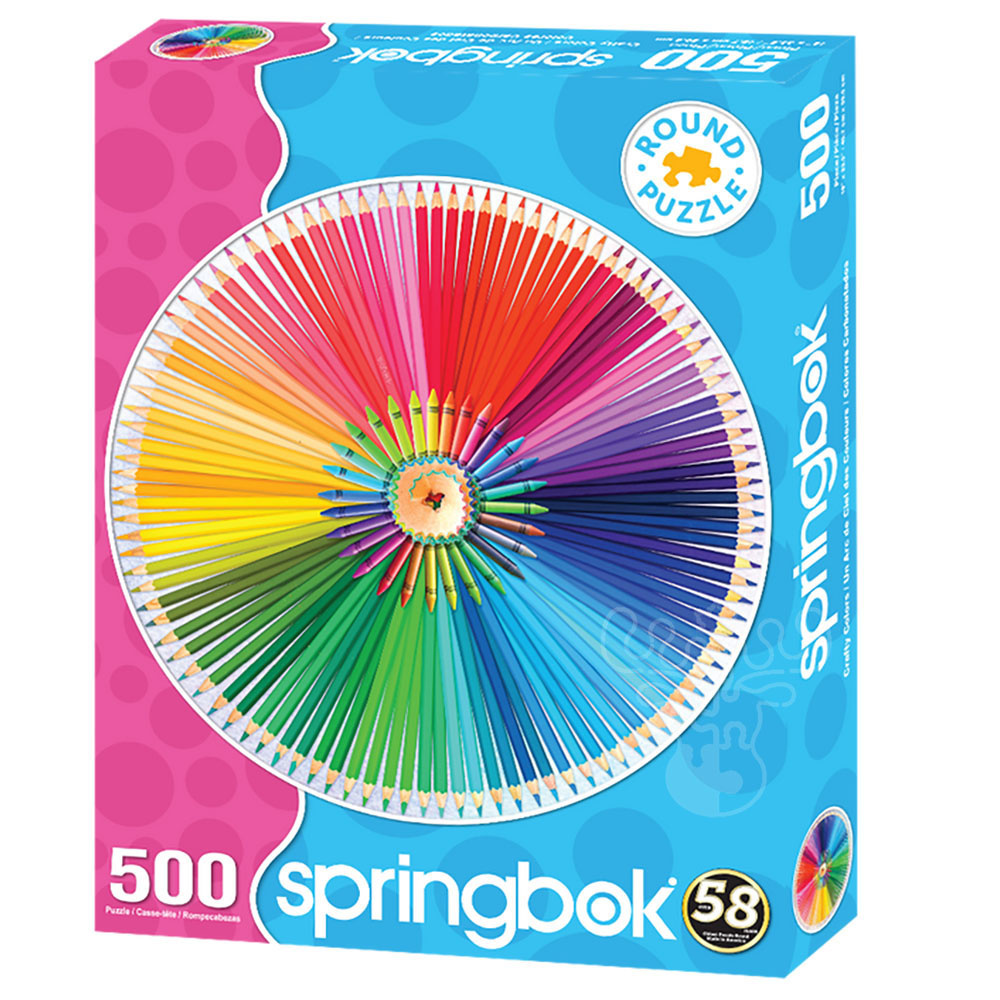 Springbok Crafty Colors Puzzle 500pcs - Puzzles Canada