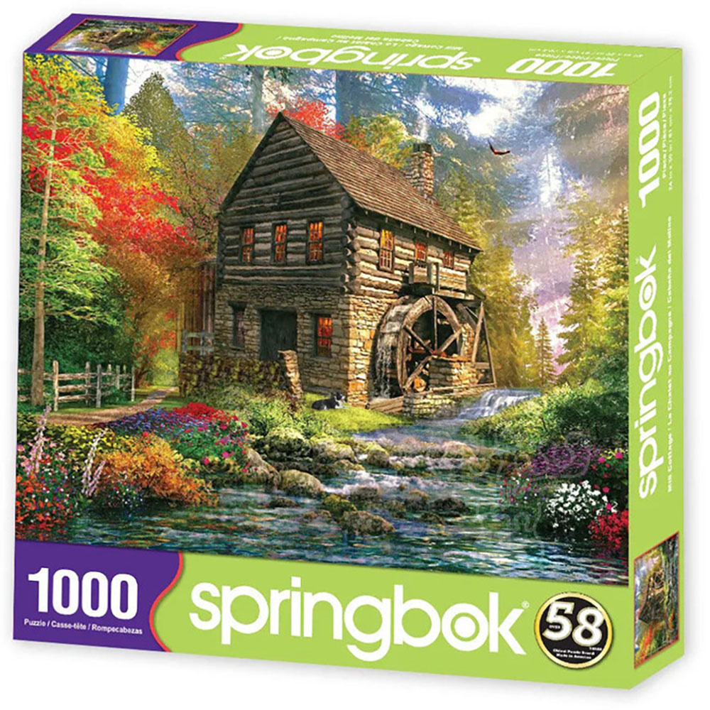 Springbok Mill Cottage Puzzle 1000pcs - Puzzles Canada
