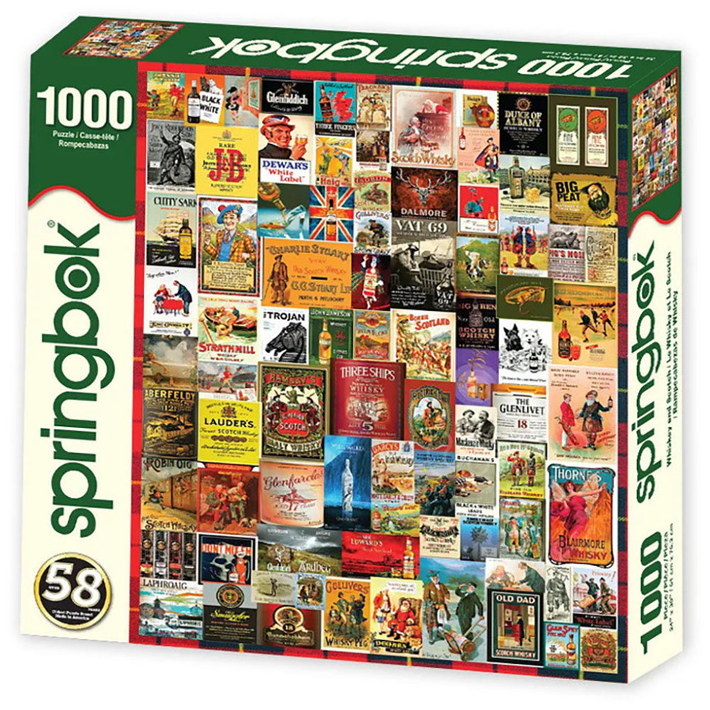 Springbok Whiskey & Scotch Puzzle 1000pcs - Puzzles Canada