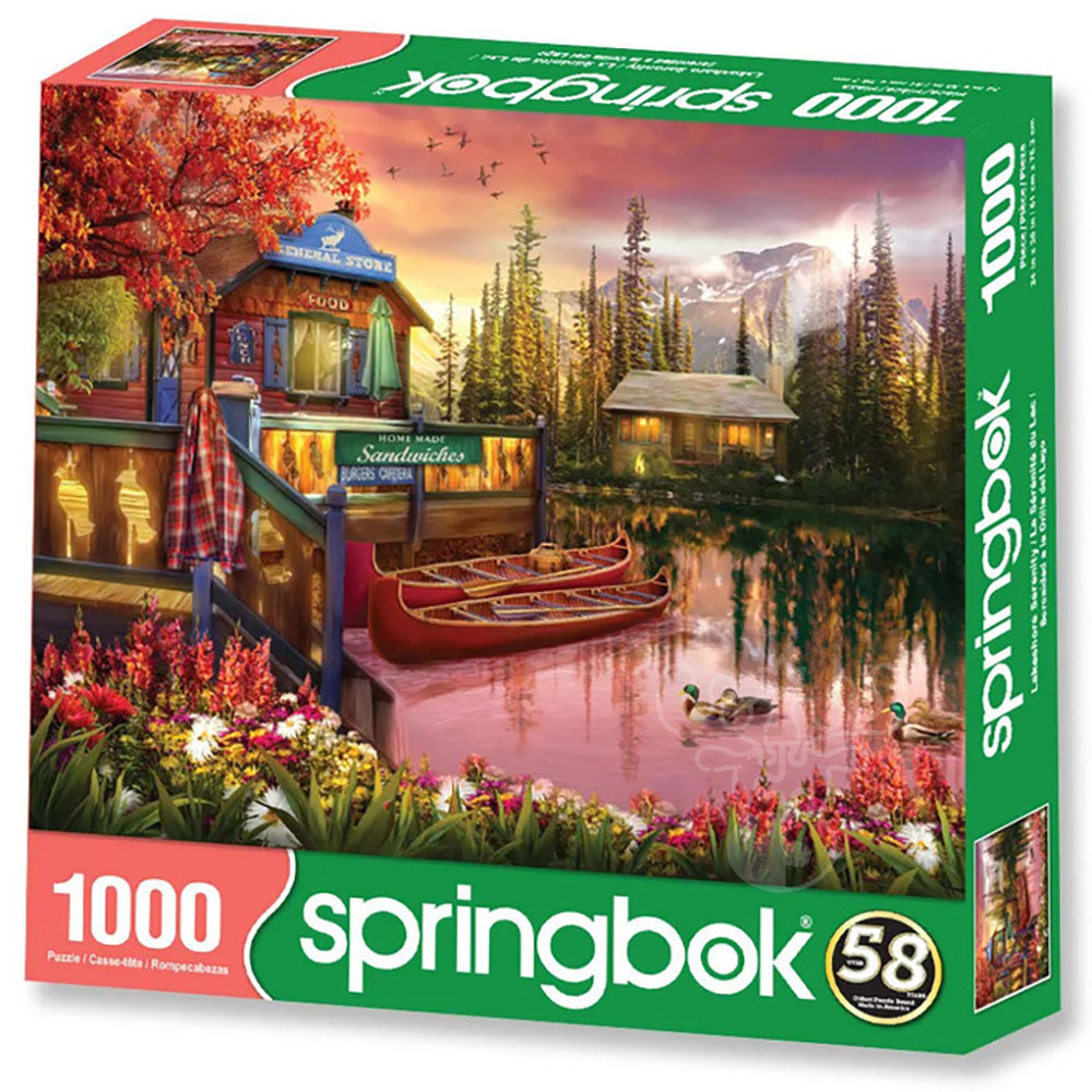 Springbok Lakeshore Serenity Puzzle 1000pcs - Puzzles Canada