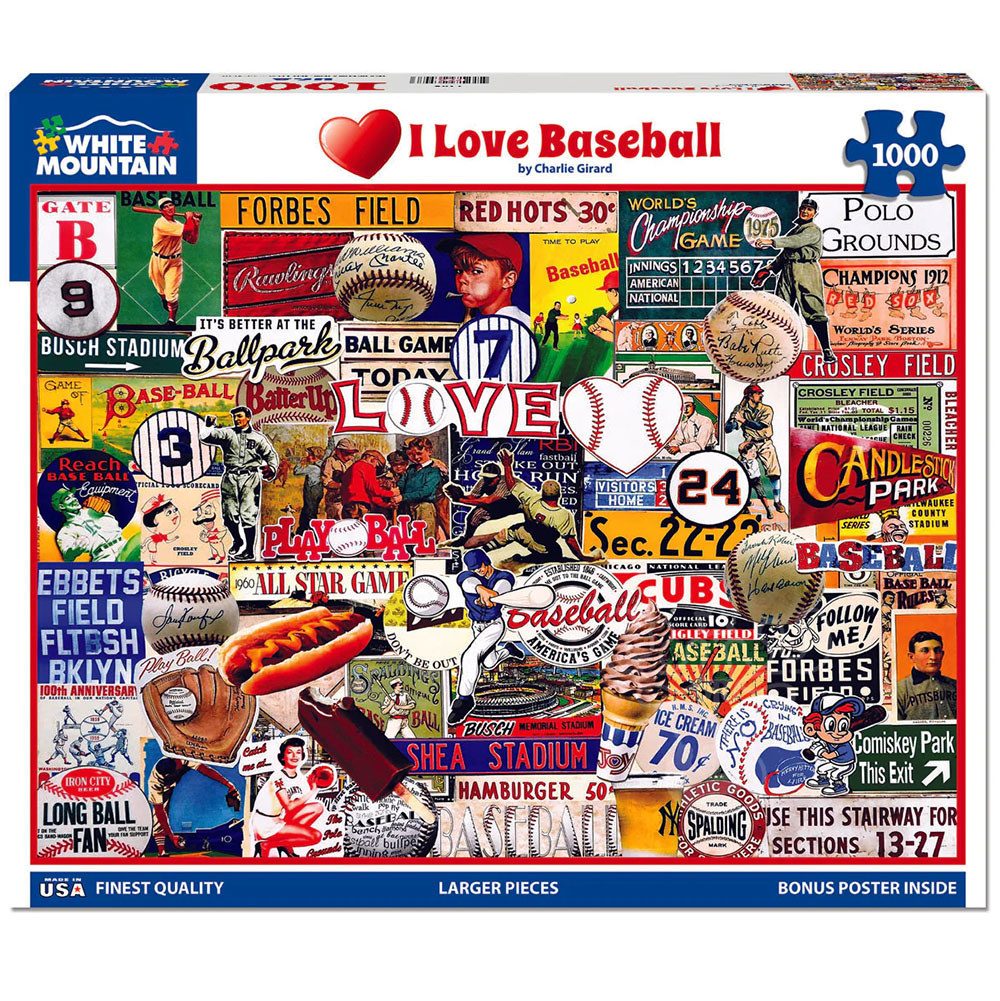 Baseball puzzle store