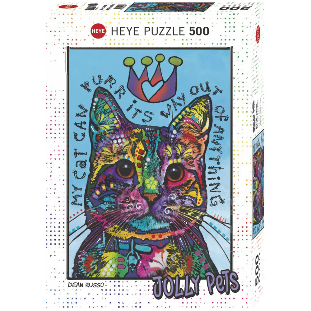 Heye Jolly Pets: My Cat Can Purr Puzzle 500pcs - Puzzles Canada