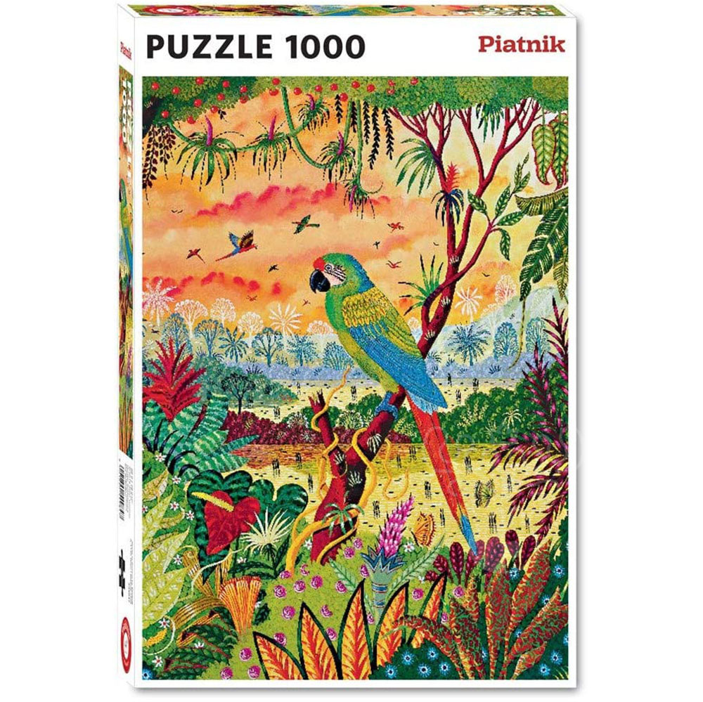 Piatnik Great Green Macaw Puzzle 1000pcs - Puzzles Canada