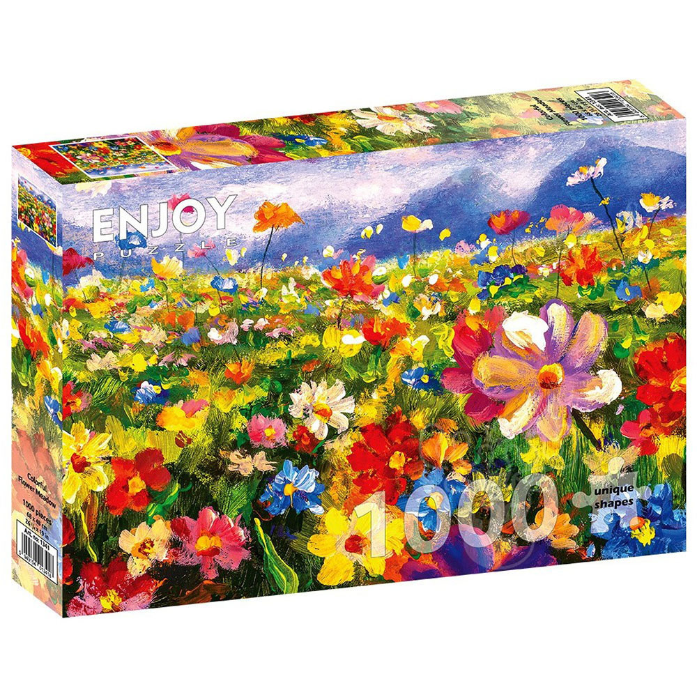 Enjoy Colorful Flower Meadow Puzzle 1000pcs - Puzzles Canada