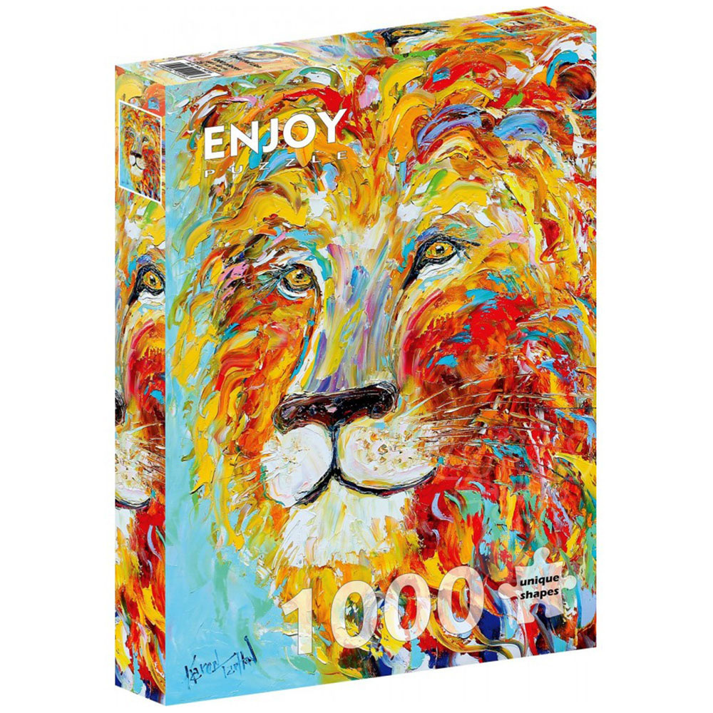 Enjoy Colorful Lion Puzzle 1000pcs - Puzzles Canada