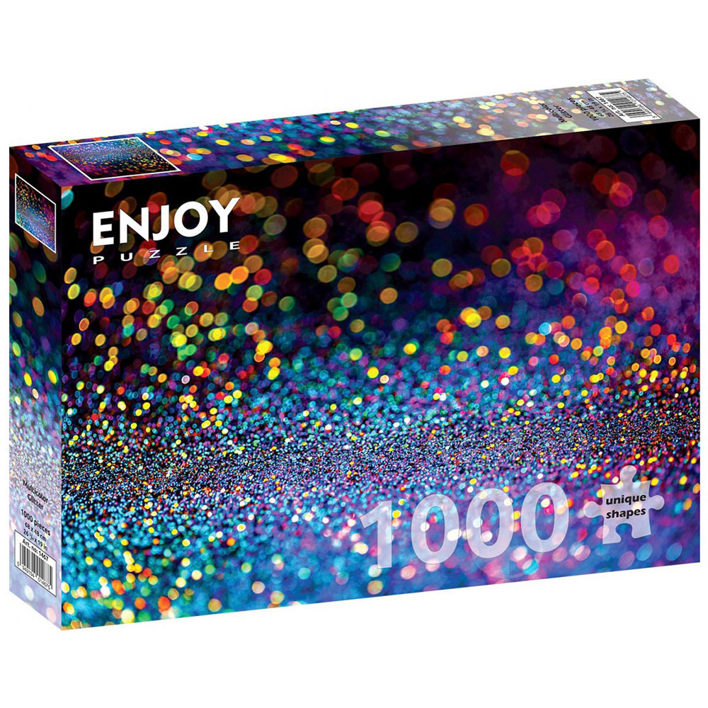 Enjoy Multicolor Glitter Puzzle 1000pcs - Puzzles Canada