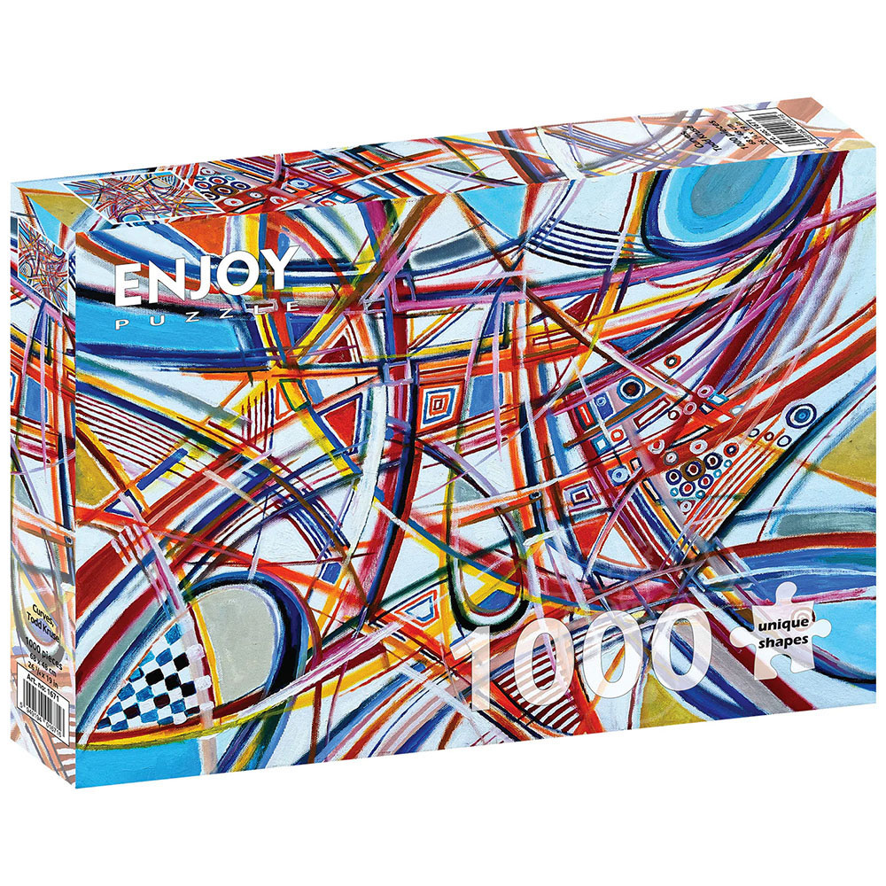 Enjoy Curves Puzzle 1000pcs - Puzzles Canada